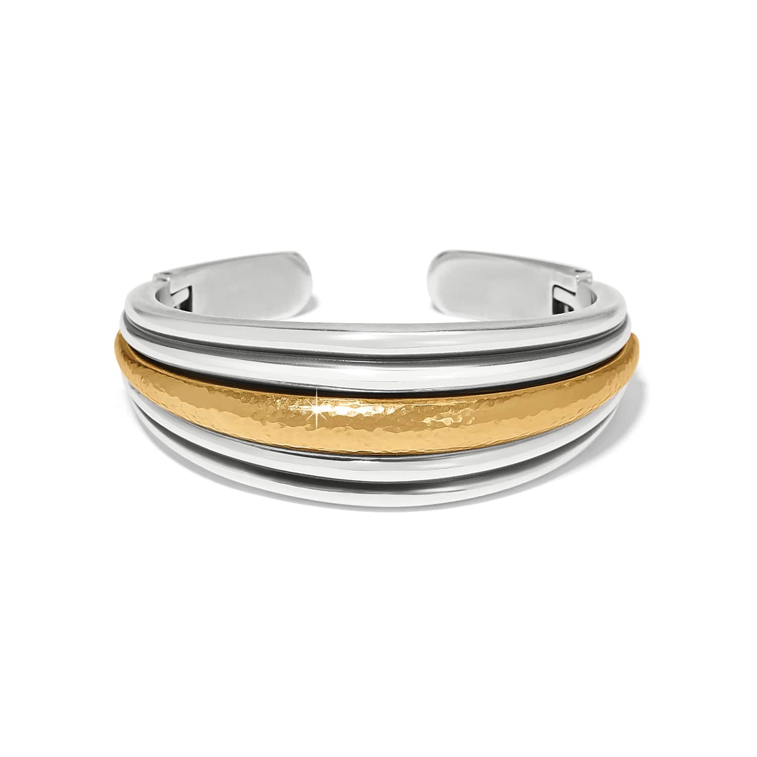 Ferrara Deco Hinged Bangle - Brighton