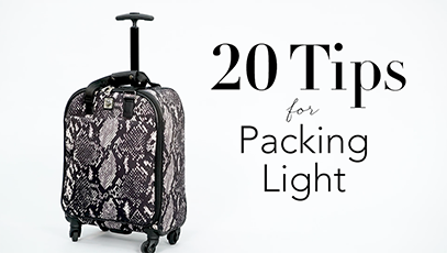 Video: 20 Tips for Packing Light - Brighton