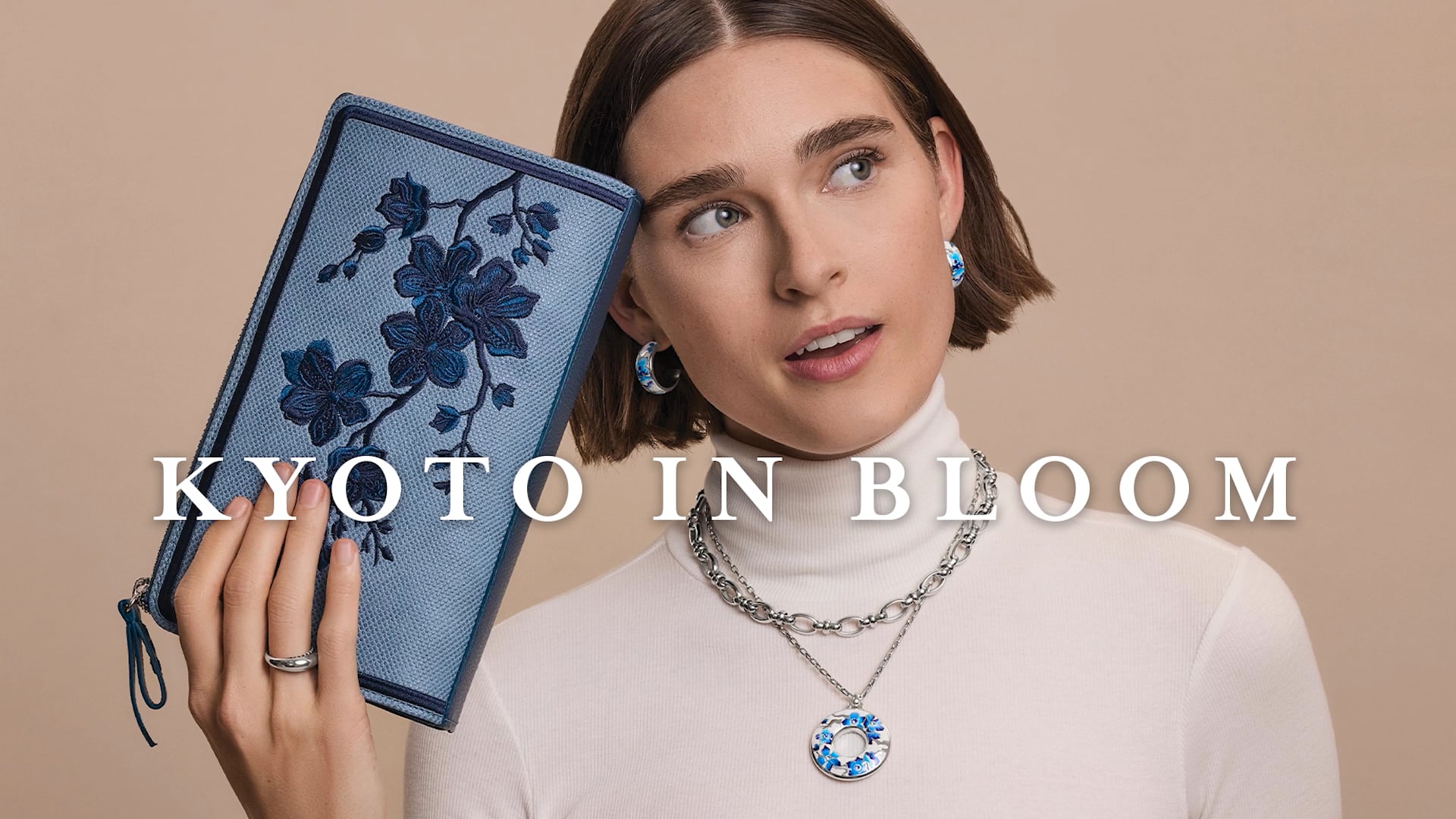 Kyoto in Bloom Indigo - Brighton