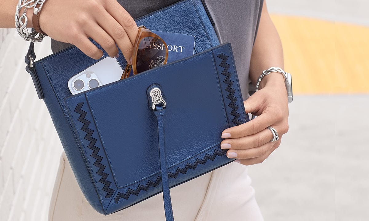 Blue Handbags - Brighton