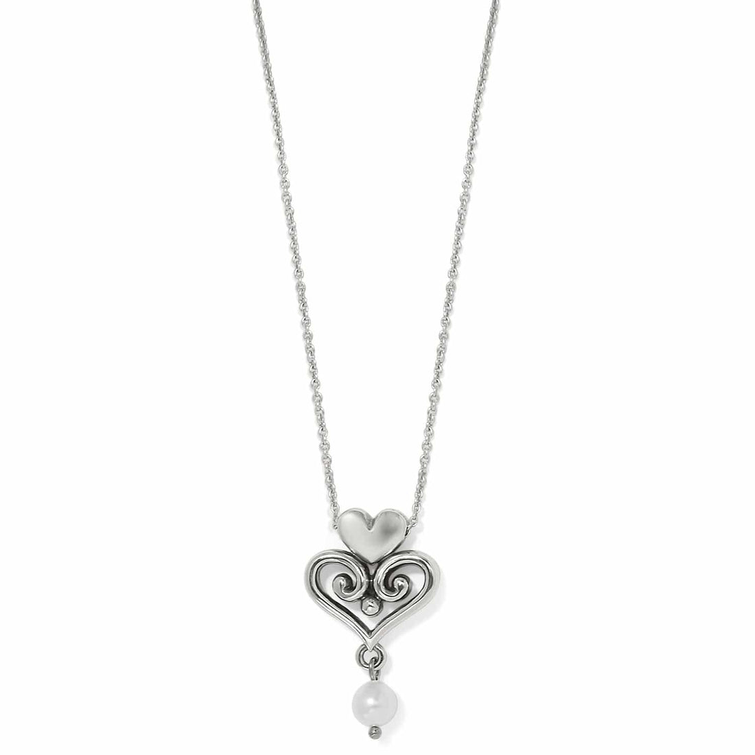 Alcazar Amor Pearl Pendant Necklace - Brighton