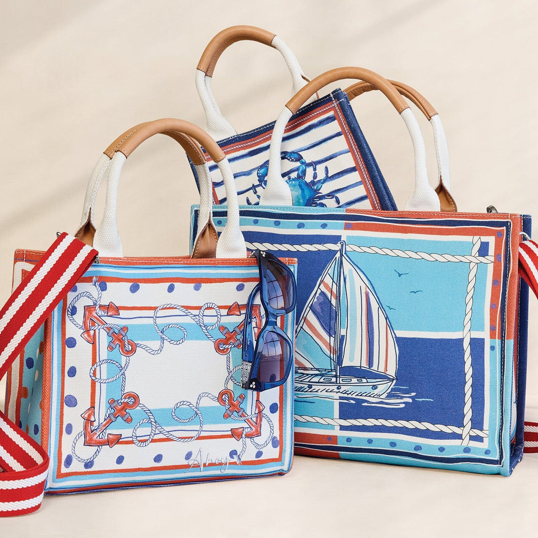 Anchors Aweigh Small Tote - Brighton