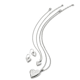 Cascade Heart Reversible Necklace - Brighton
