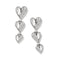 Cascade Heart Trio Post Drop Earrings - Brighton
