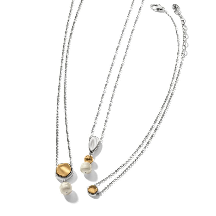 Cascade Round Pearl Necklace - Brighton