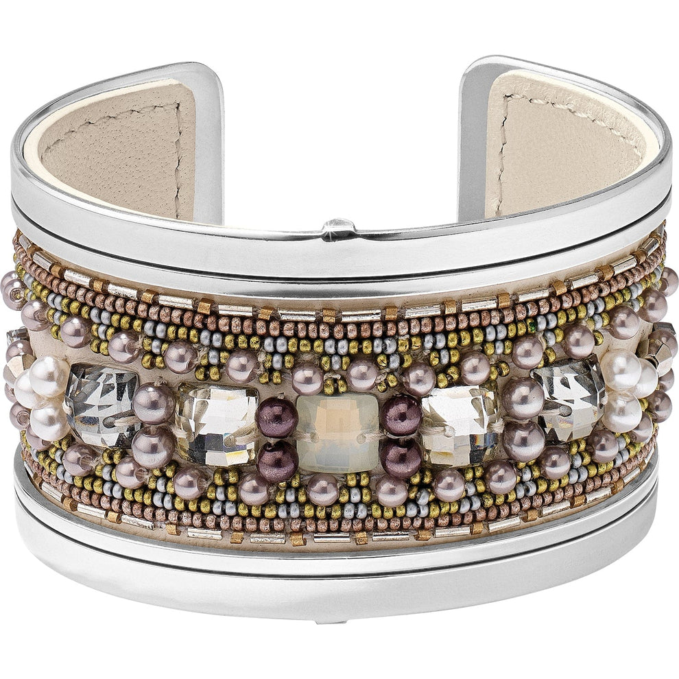 Christo New Delhi-Mandela Wide Cuff Bracelet Set - Brighton