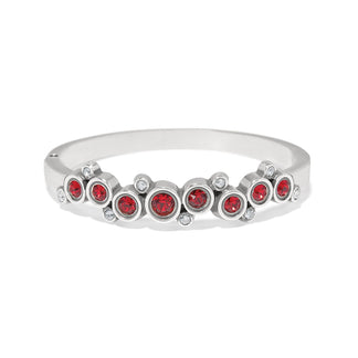 Constella Cluster Hinged Bangle - Brighton