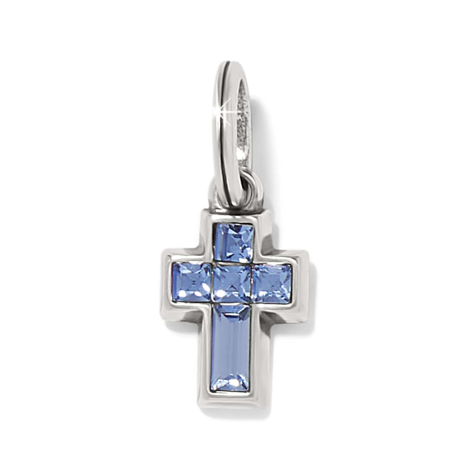 Crystal Cross Charm - Brighton