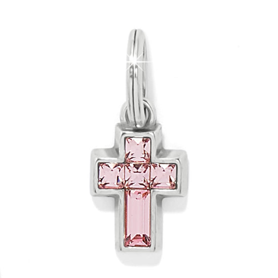 Crystal Cross Charm - Brighton