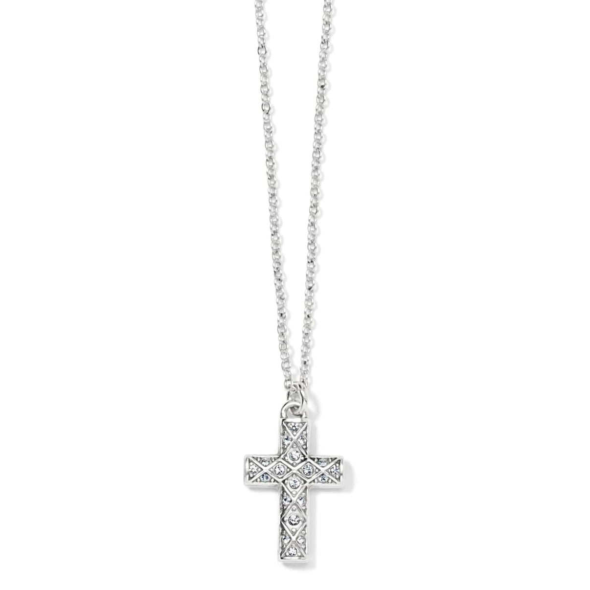 Diamond Cross Necklace - Brighton