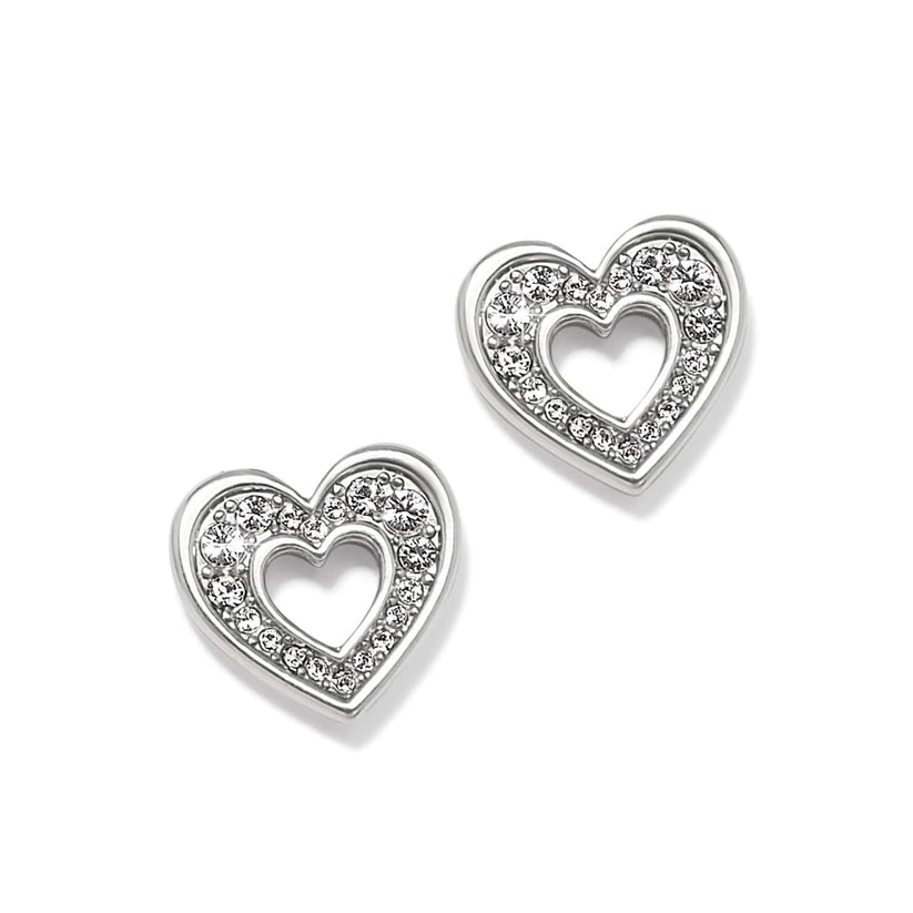 Enchanting Heart Post Earrings - Brighton