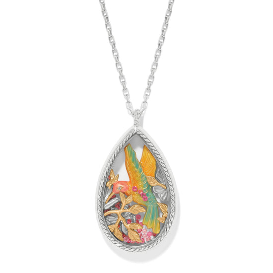 Everbloom Hummingbird Shaker Necklace - Brighton