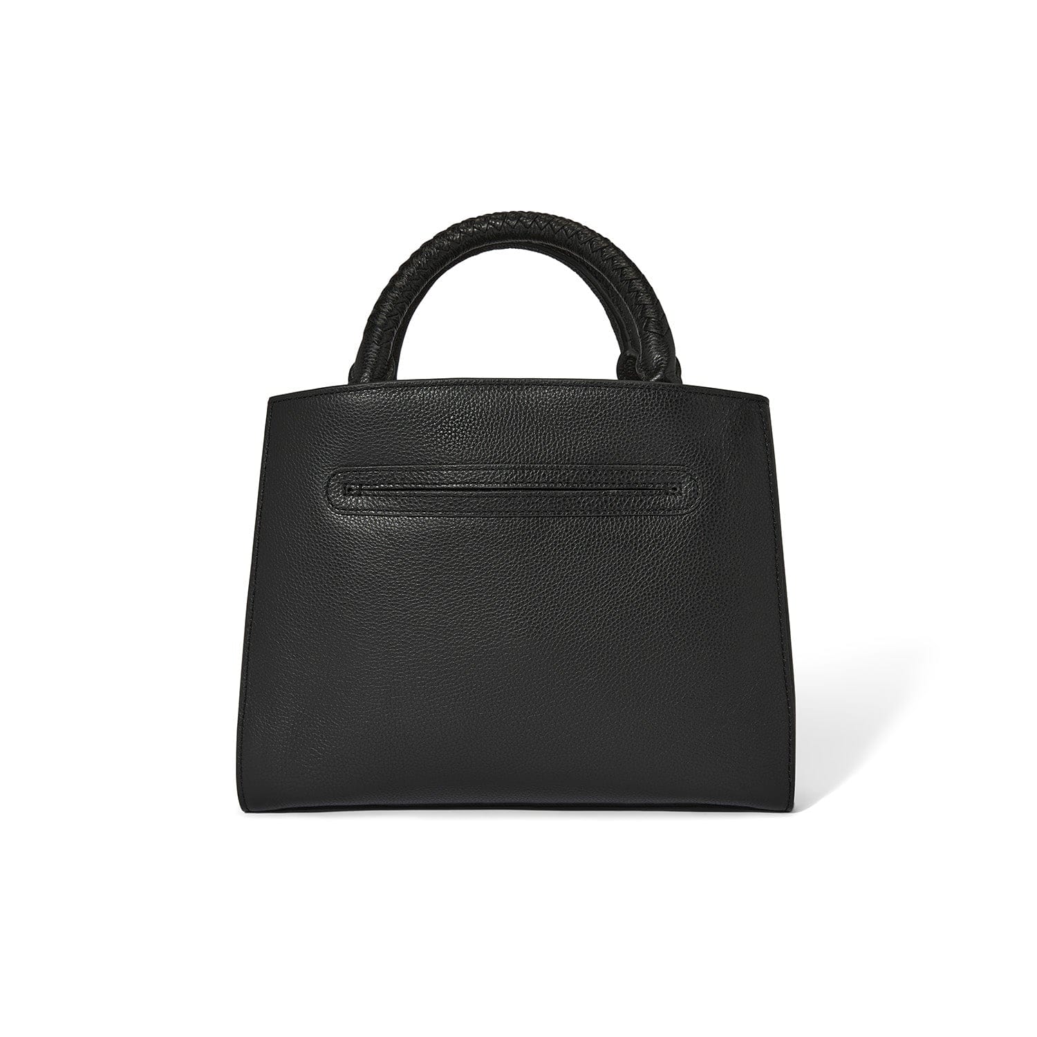 Everbloom Noir Grenson Medium Satchel - Brighton