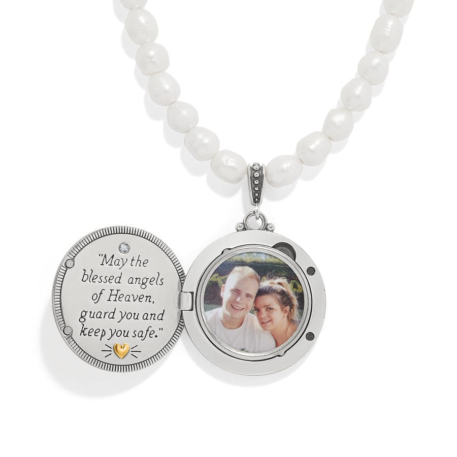 Guardian Angel Locket Necklace - Brighton