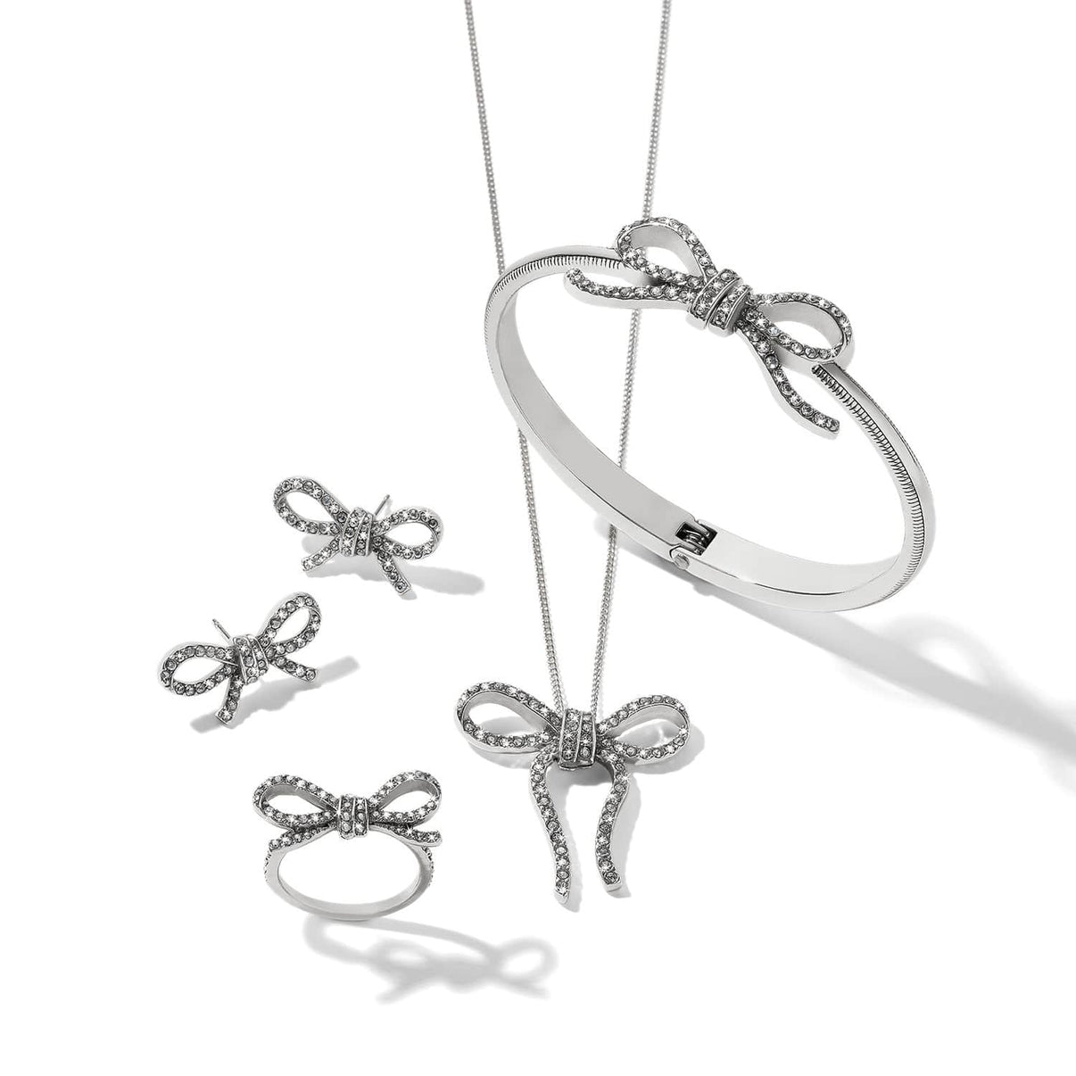 Illumina Bow Hinged Bangle - Brighton