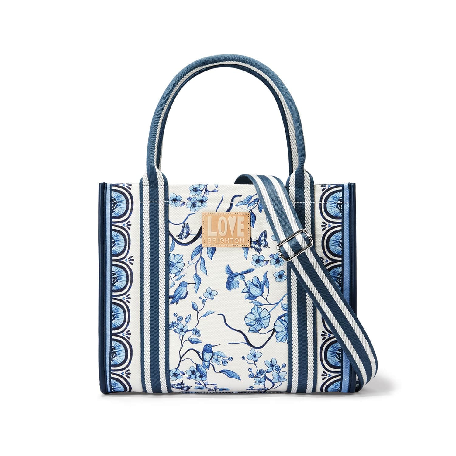 Indigo Song Bird Canvas Carryall - Brighton