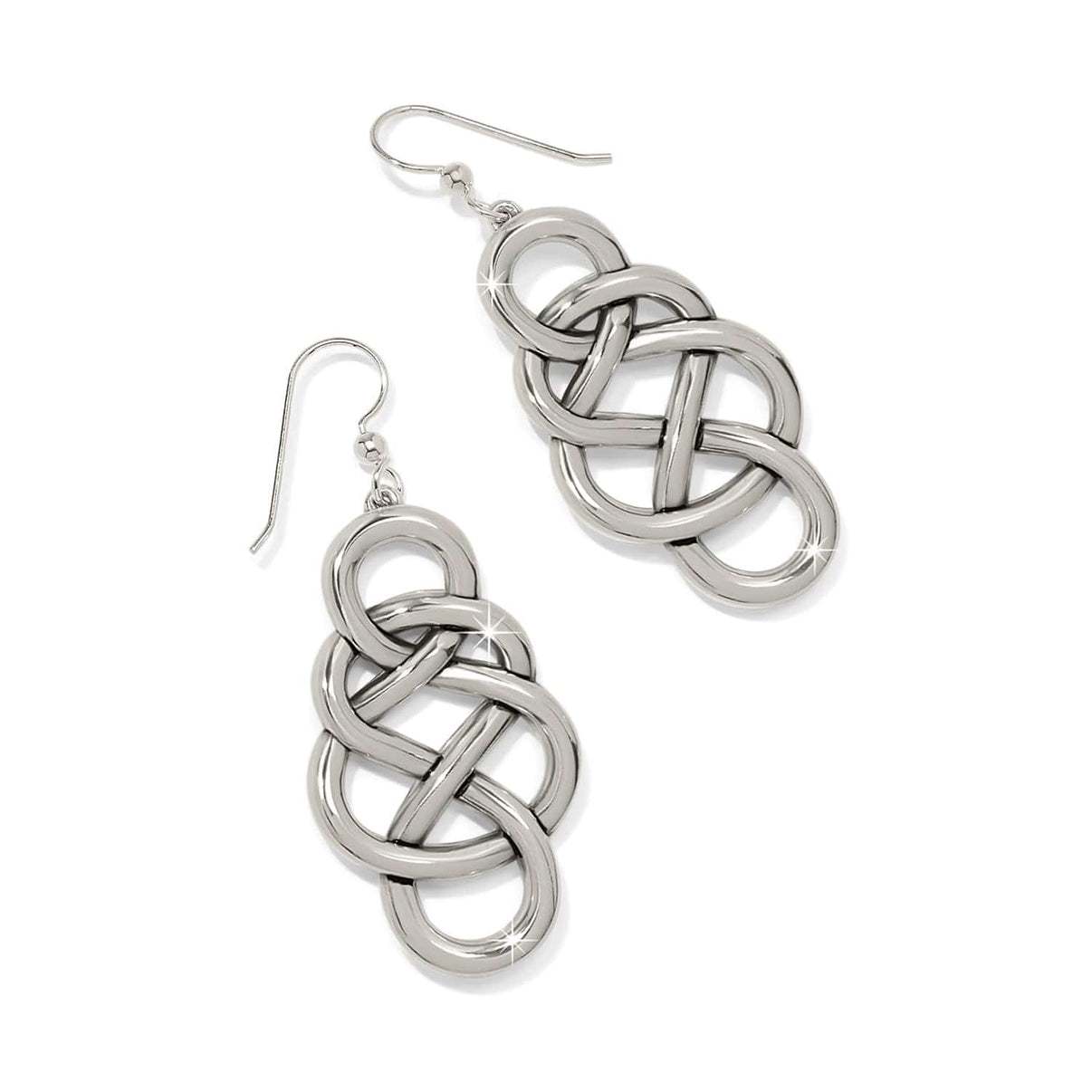 Interlok Braid Drop French Wire Earrings - Brighton