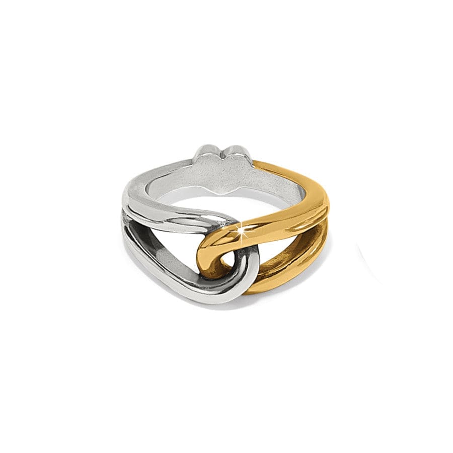 Interlok Curve Two Tone Ring - Brighton