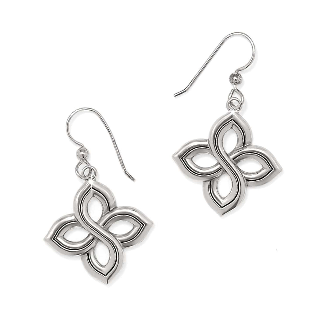 Interlok Floral Knot French Wire Earrings - Brighton