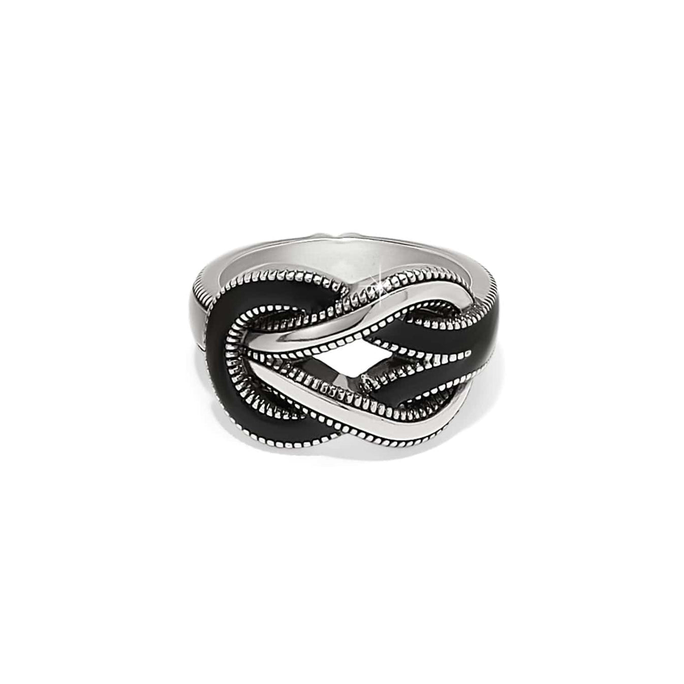 Interlok Harmony Black Ring - Brighton