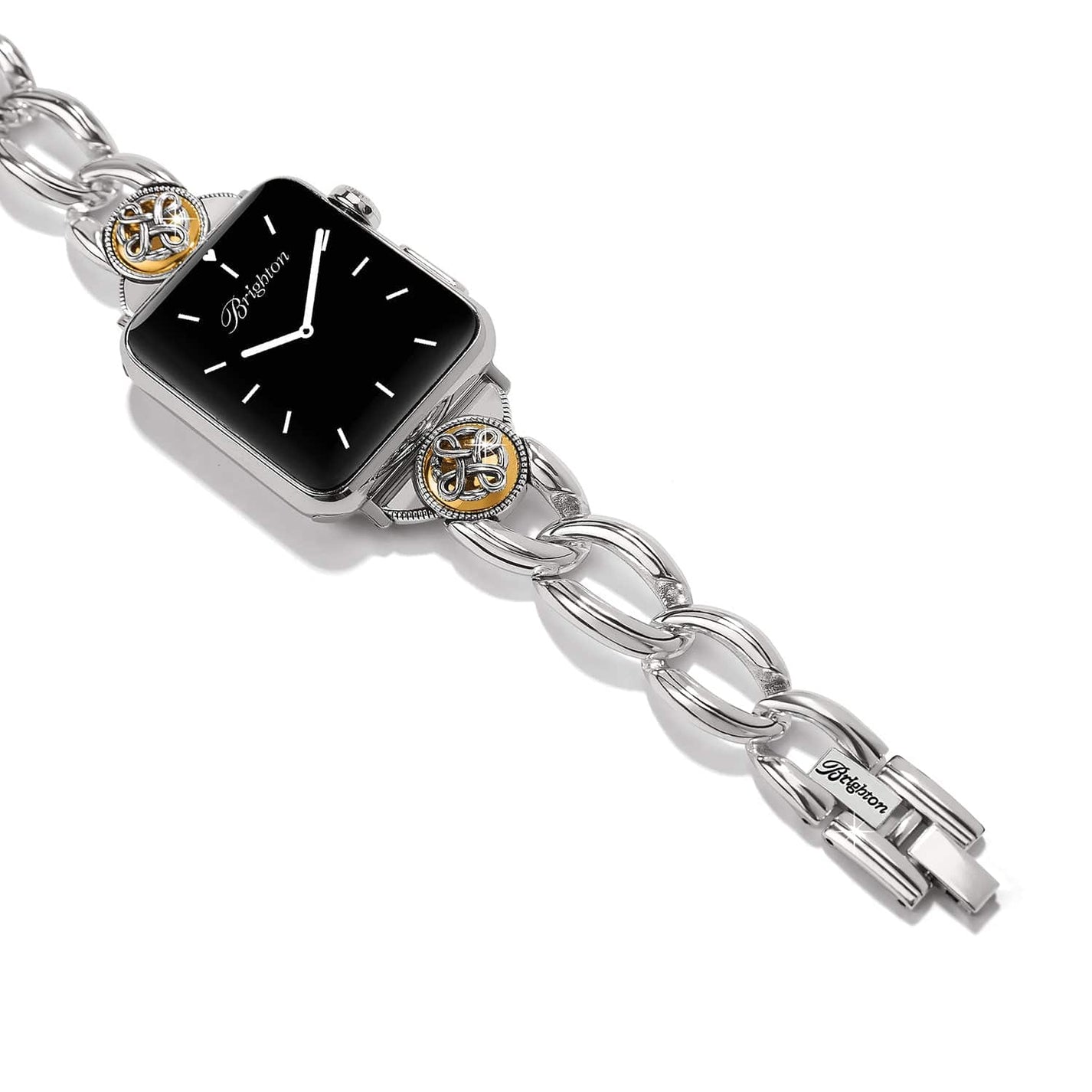 Interlok Noir Two Tone Watch Band - Brighton