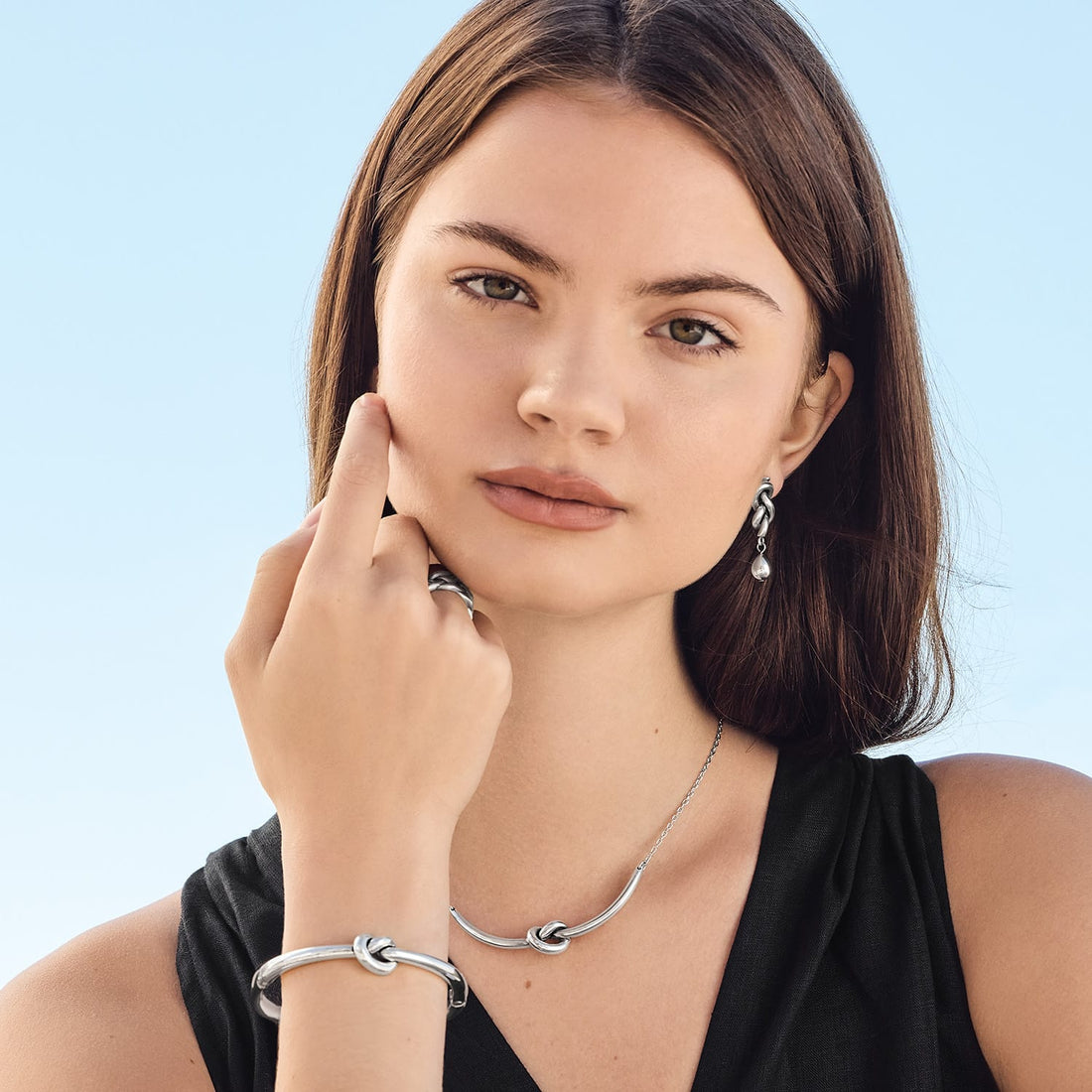 Interlok Single Knot Necklace - Brighton