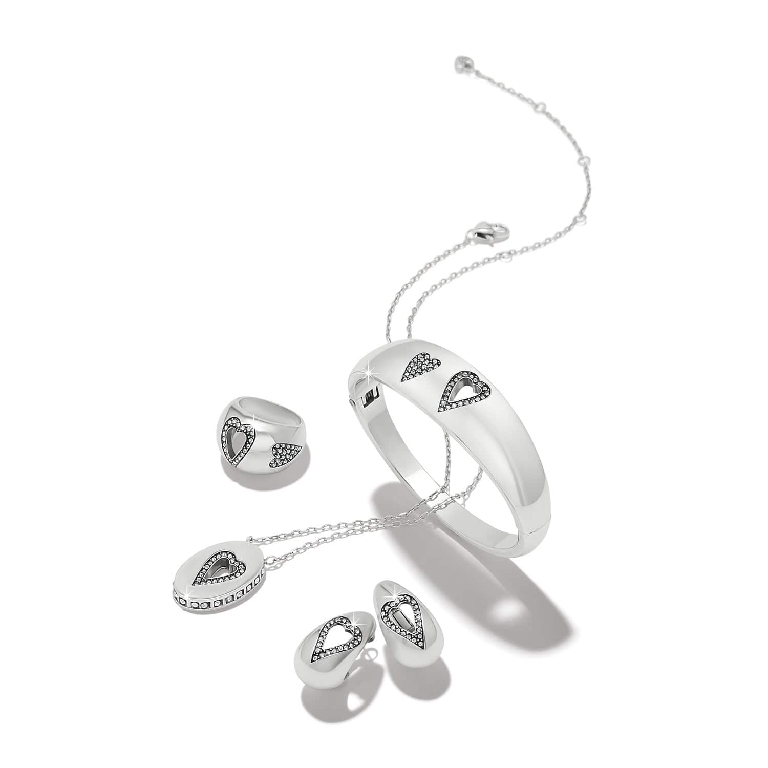 Love Messages B Simple Hoop Earrings - Brighton