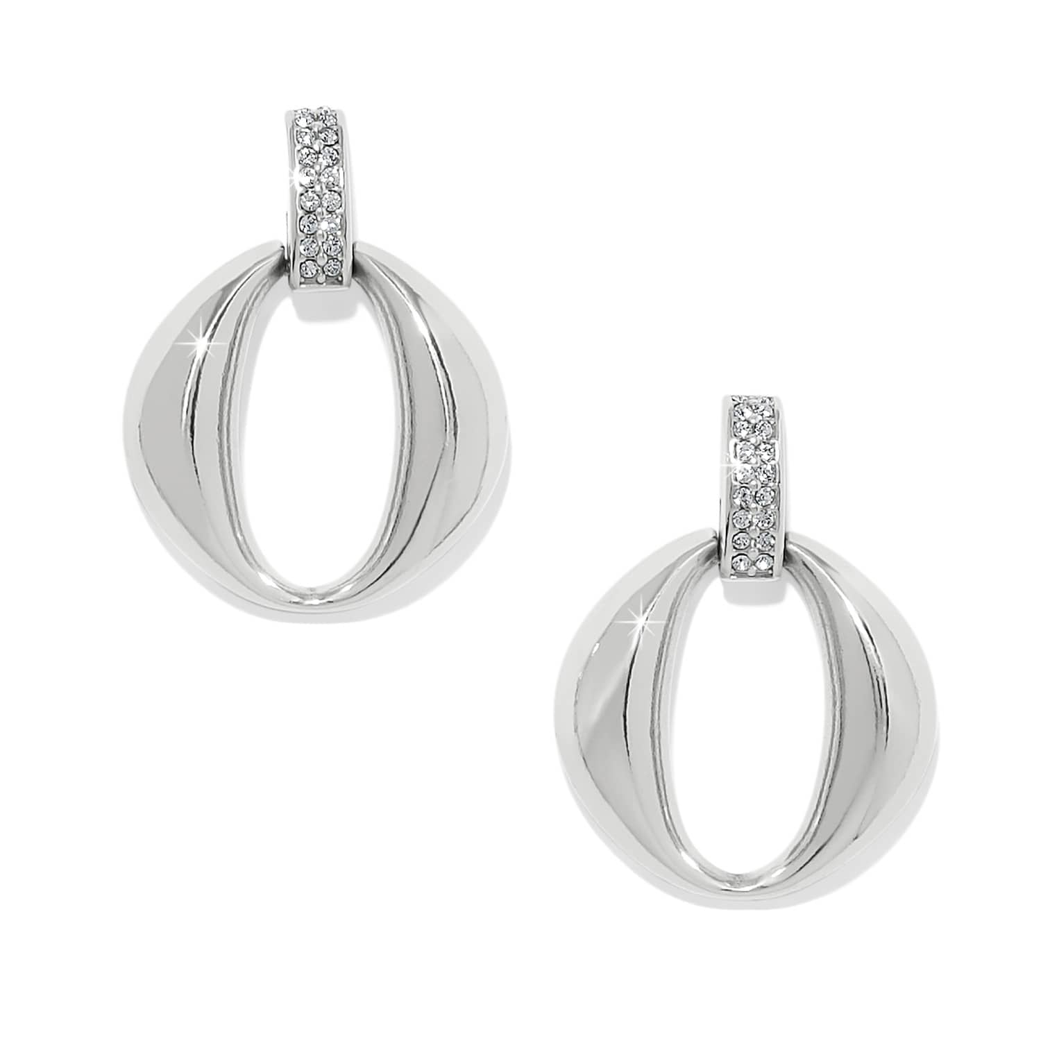 Meridian Classic Crescent Post Drop Earrings - Brighton