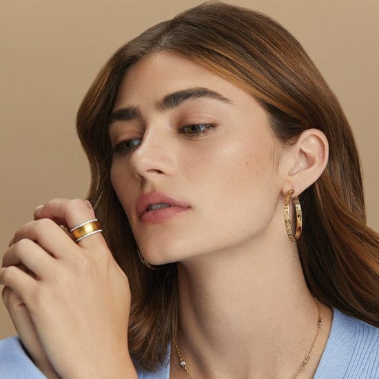 Meridian Geo Band Ring - Brighton