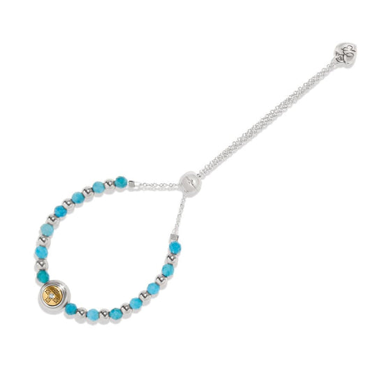 Mosaic Two Tone Beaded Bracelet - Brighton