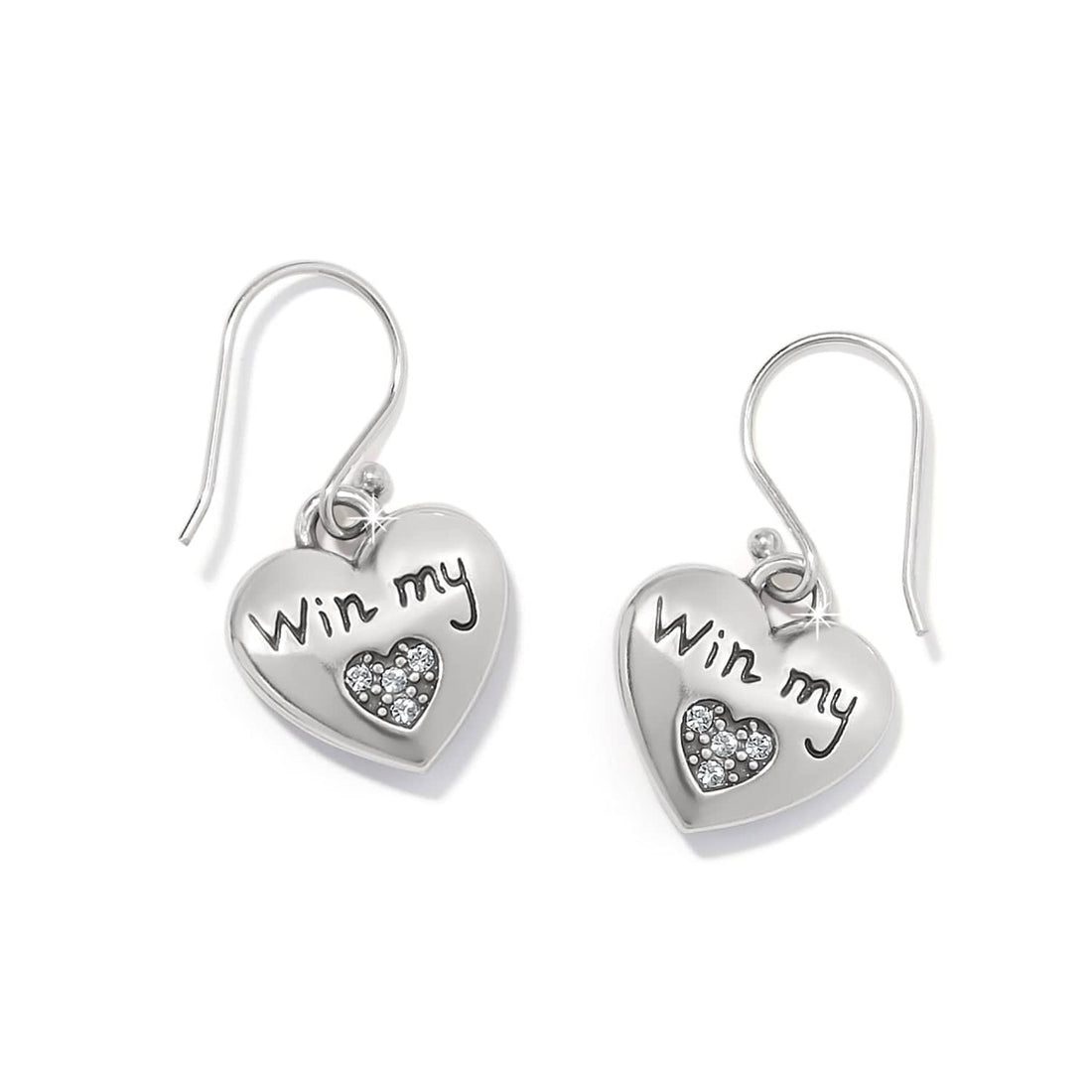 One Heart Reversible Earrings - Brighton
