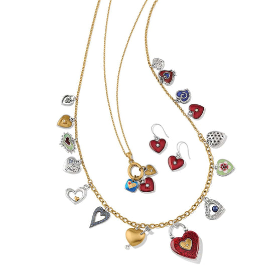 One Heart Reversible Earrings - Brighton