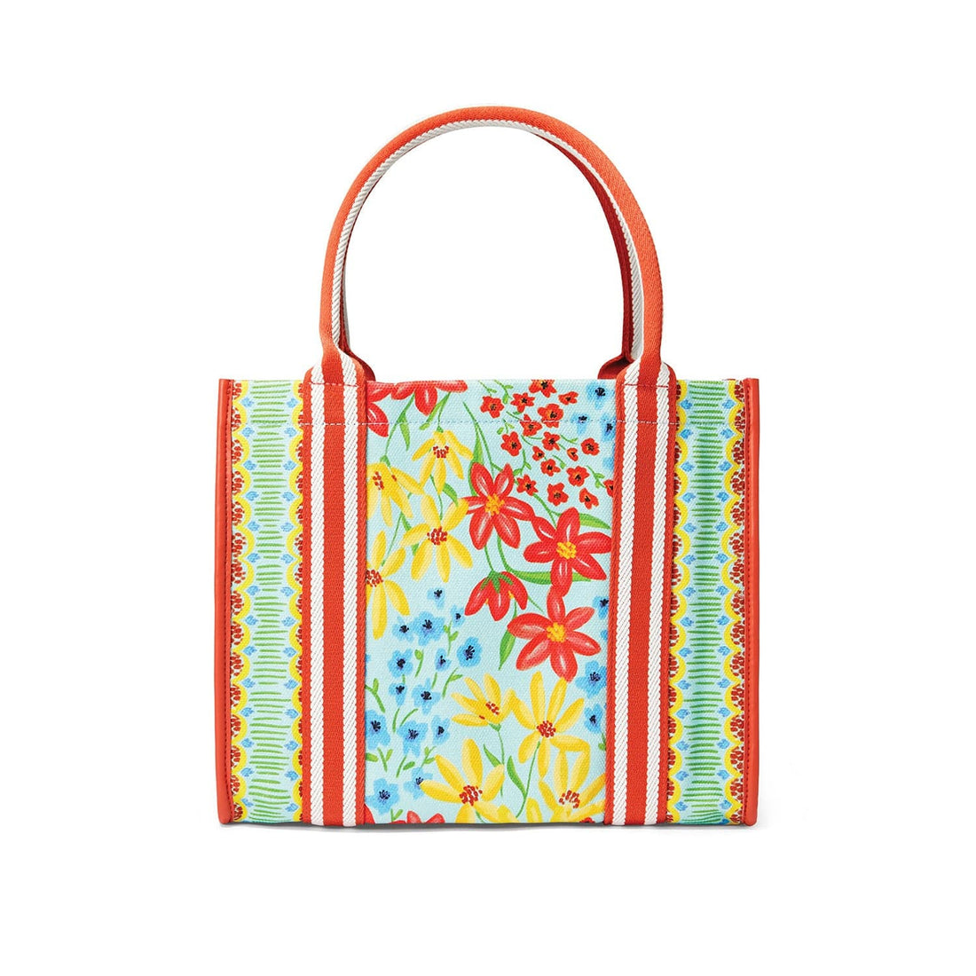 Painterly Garden Canvas Carryall - Brighton