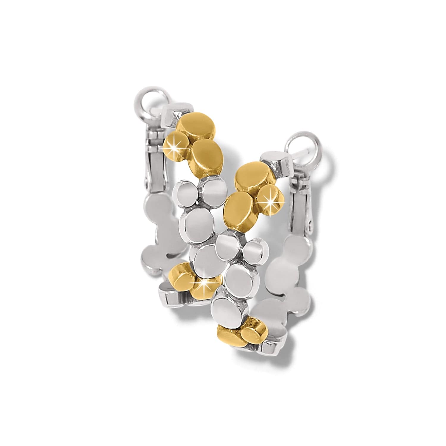 Pebble Edge Small Hoop Earrings - Brighton