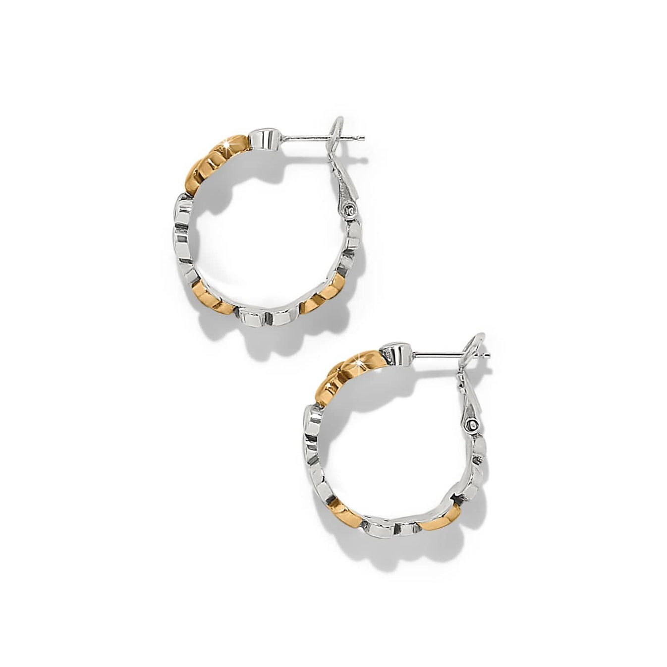 Pebble Edge Small Hoop Earrings - Brighton