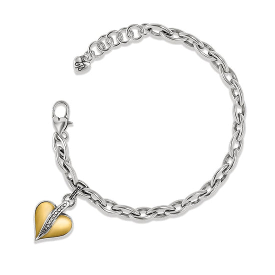 Precious Heart Two Tone Bracelet - Brighton