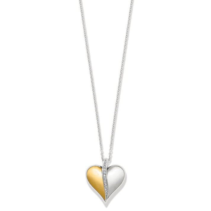 Precious Heart Two Tone Necklace - Brighton