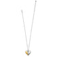 Precious Heart Two Tone Necklace - Brighton