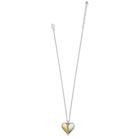 Precious Heart Two Tone Necklace - Brighton