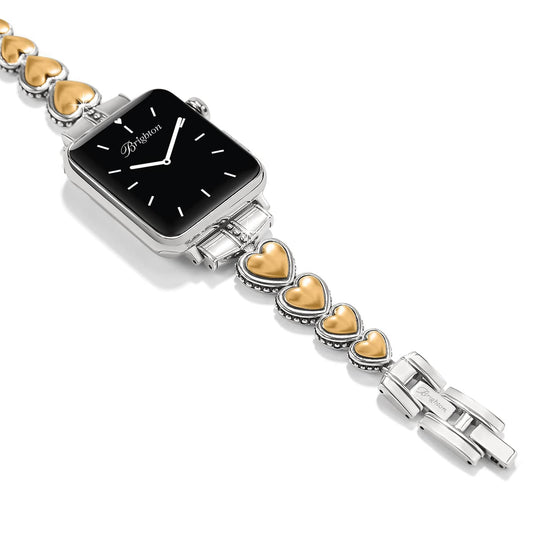Pretty Tough Two Tone Heart Watch Band - Brighton