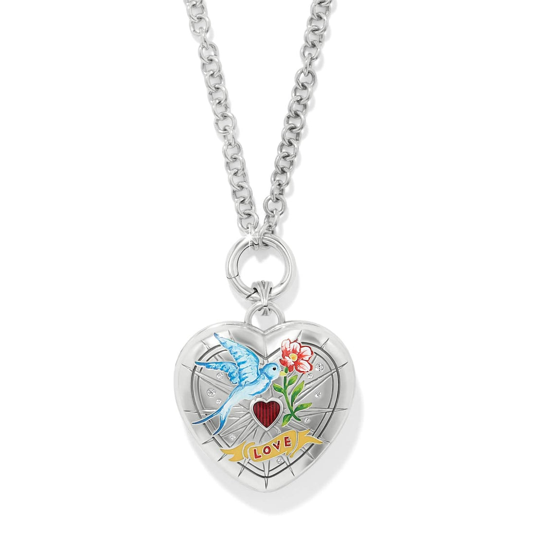 Reverie Bluebird Locket Necklace - Brighton