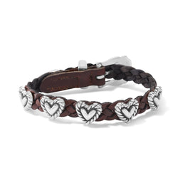 Roped Heart Braid Bandit Bracelet - Brighton