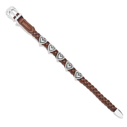 Roped Heart Braid Bandit Bracelet - Brighton
