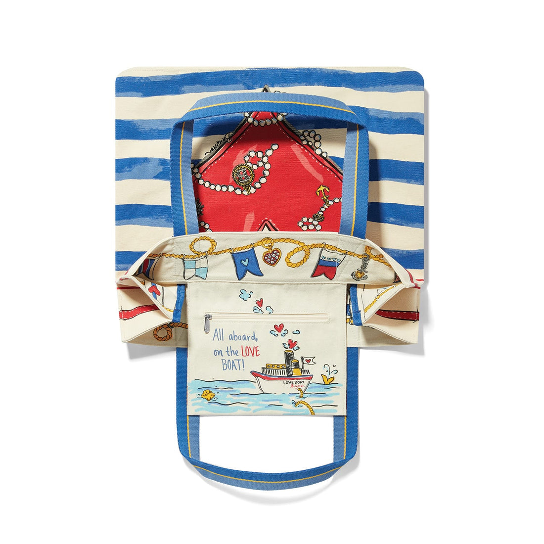 Striped Love Tote - Brighton