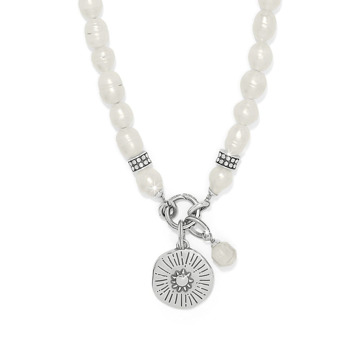 Token Charm Pearl Necklace - Brighton