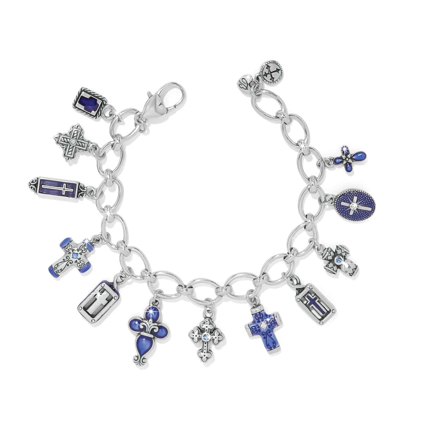 Unity Cross Charm Bracelet - Brighton
