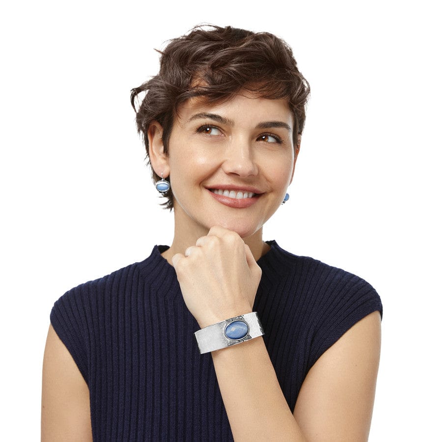 Blue Moon Hinged Bangle - Brighton