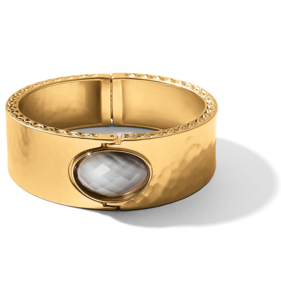 Golden Moon Hinged Bangle - Brighton