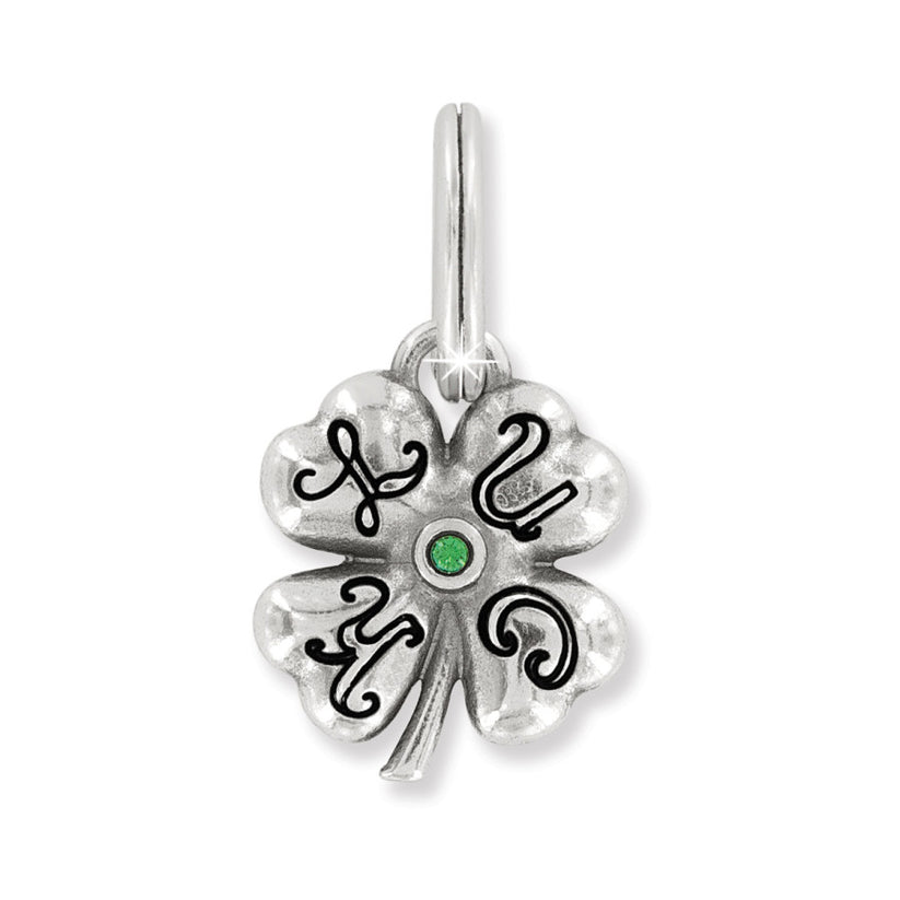 Heart Leaf Clover Charm - Brighton