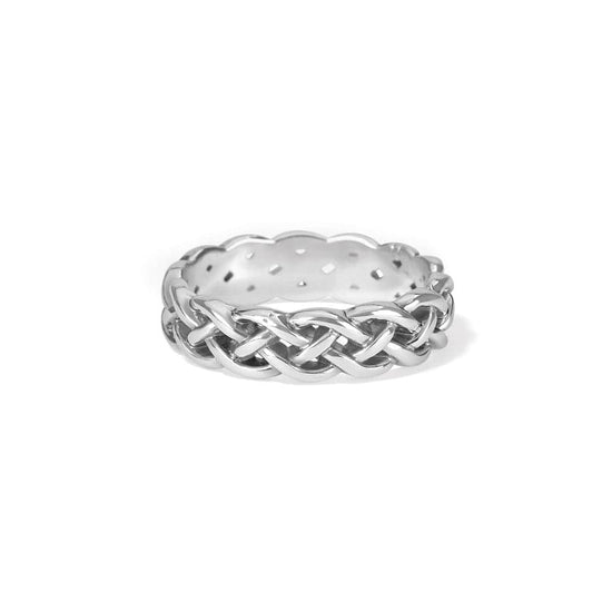 Interlok Braid Band Ring - Brighton